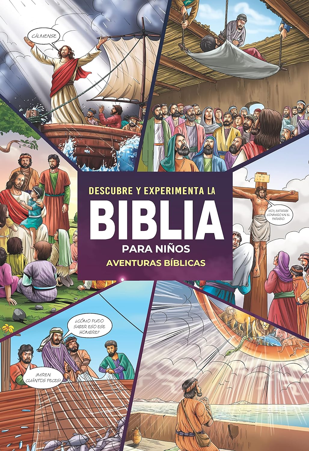 Descubre y Experimenta la Biblia para Niños: Aventura bíblicas ...